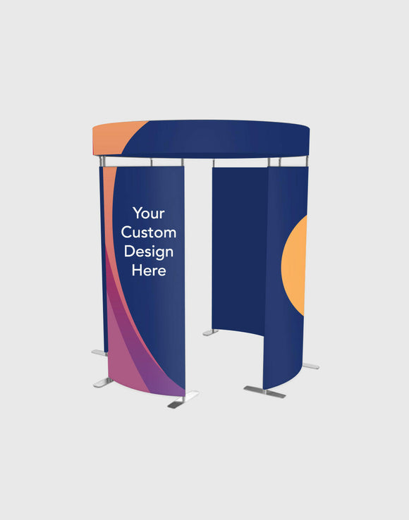 Half Circle Photo Booth Enclosure Display – Backdropsource New Zealand